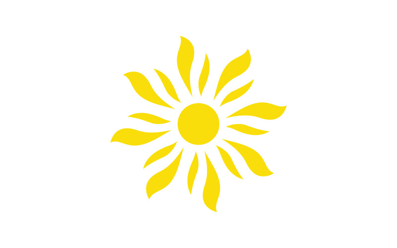 Sun concept Vector illustration Icon Logo Template design v.2
