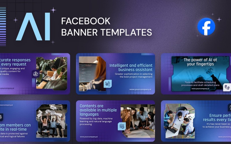 AI Facebook Post Templates #502190 - TemplateMonster