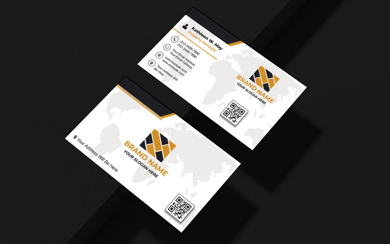 Stylish Business Card For The Modern Executive Visiting Cards ...