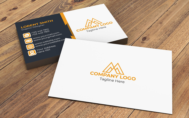 Visiting Card Customizable and High-Quality - TemplateMonster