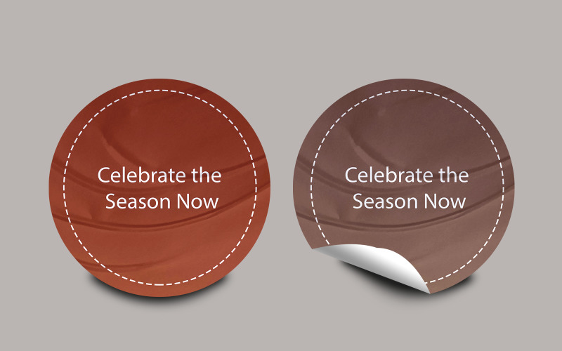 Sticker Mockup Template Design -237 #502576 - TemplateMonster