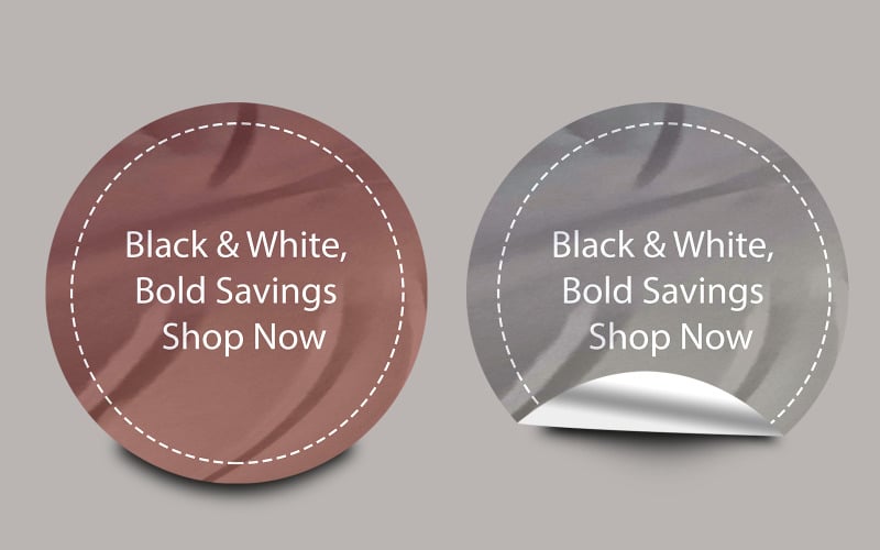 Sticker Mockup Template Design -239 #502578 - TemplateMonster