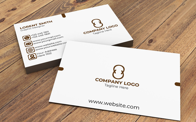Visiting Card - New Design #502549 - TemplateMonster