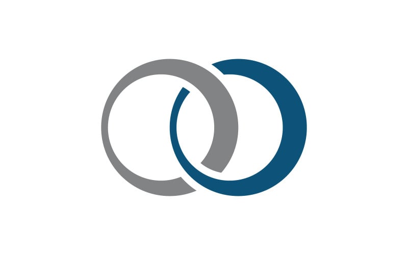Linked Logo Business corporate illustration design v.3