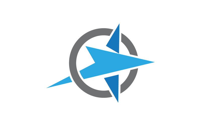 Concept de logo étoile Illustration de vitesse d'explosion v.12