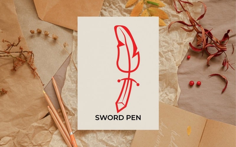 Sword pen Education Template #503426 - TemplateMonster