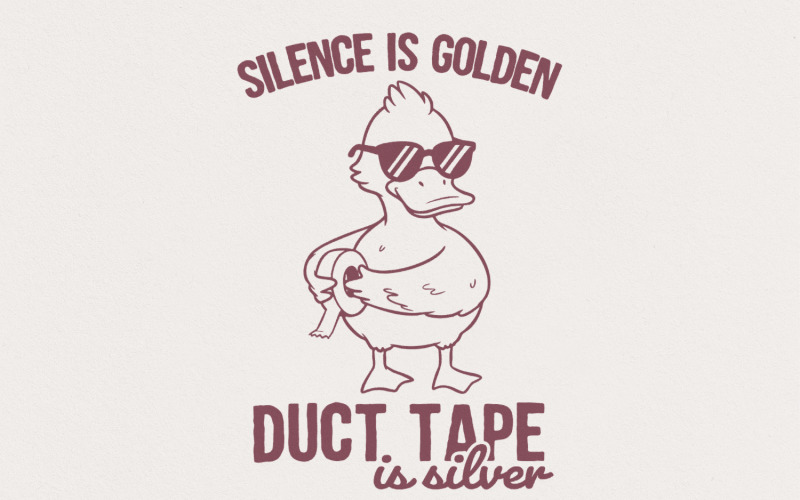 Silence is Golden Png, Sarcastic png, Funny Duck png, Snarky Sarcasm ...