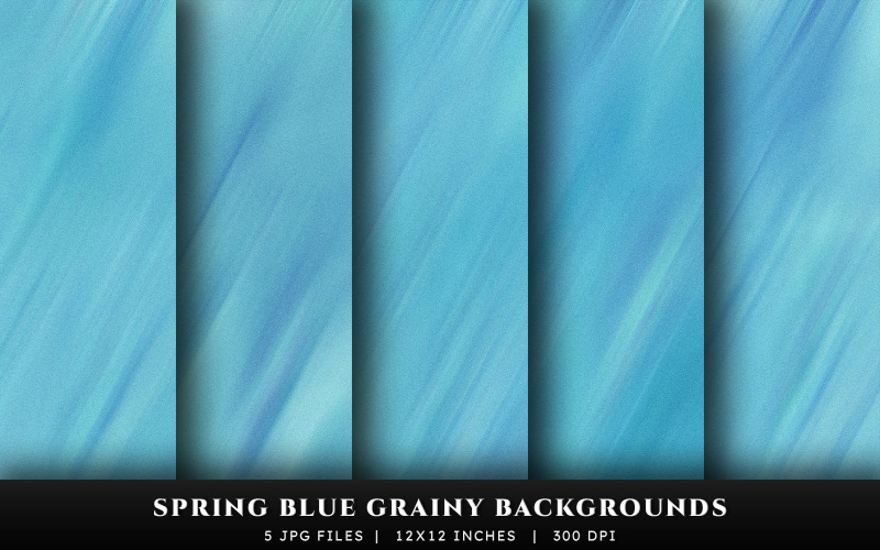 Spring Blue Grainy Texture Backgrounds - TemplateMonster