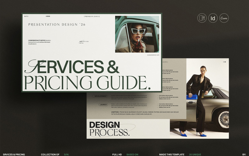 X-PRO | Services and Pricing Guide Presentation Template