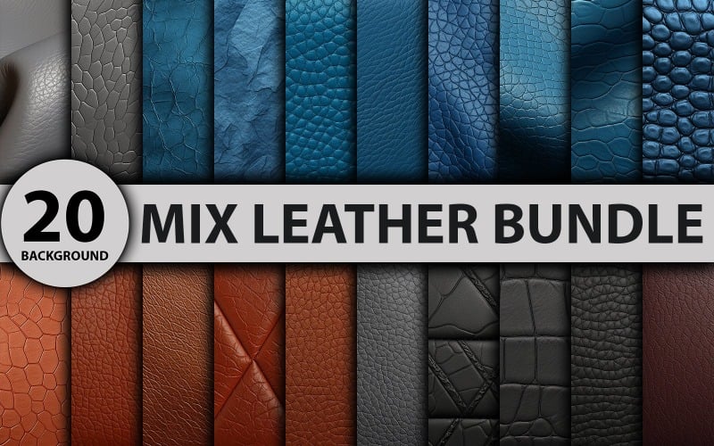 Mix leather background bundle #504898 - TemplateMonster