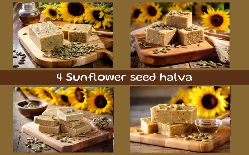 Sunflower seed halva AI image #504857 - TemplateMonster