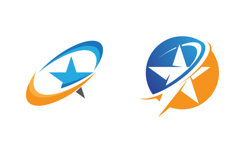 Creative concept Star icon Template vector illustration v.6