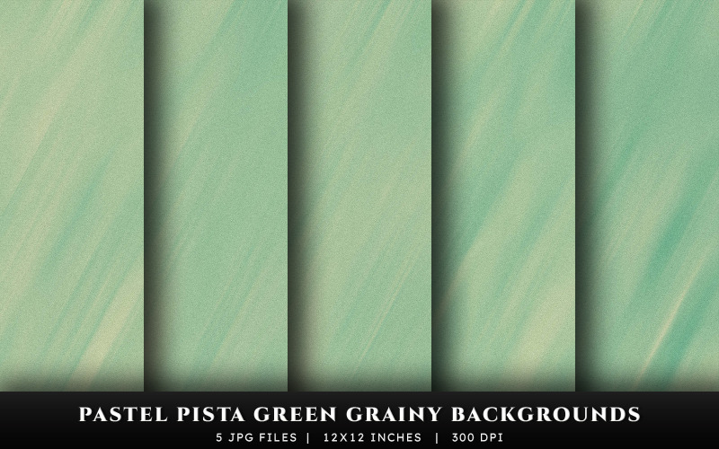 Pastel Pista Green Grainy Texture Backgrounds