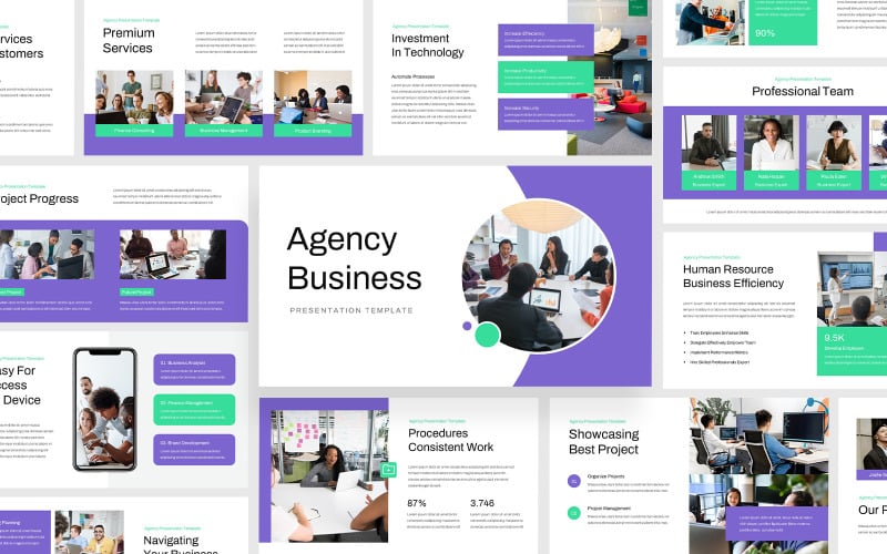 Agency - Corporate PowerPoint Template - TemplateMonster