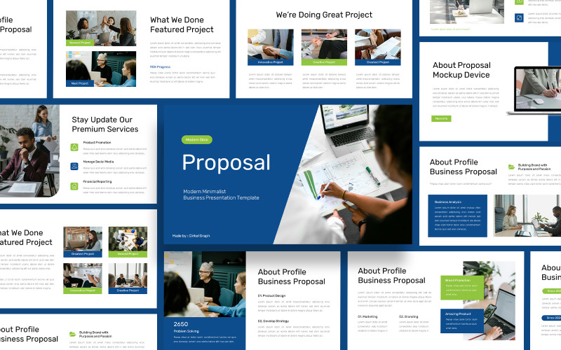 Proposal - Modern Minimalist PowerPoint Template