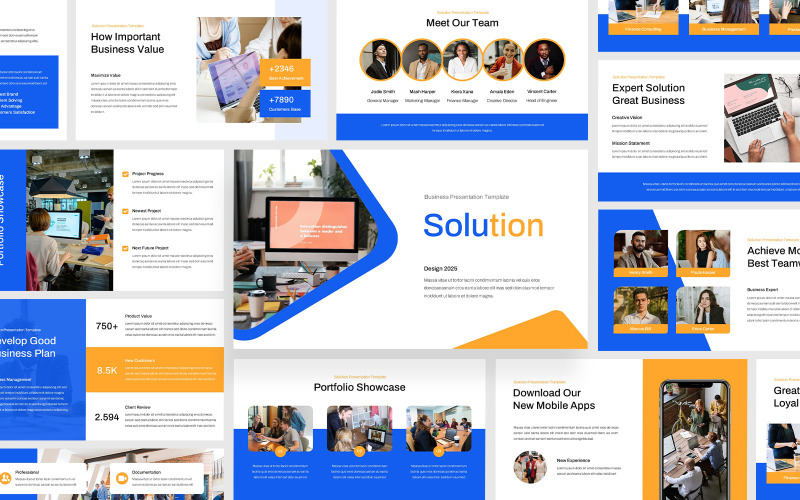 Solution - Business PowerPoint Template - TemplateMonster