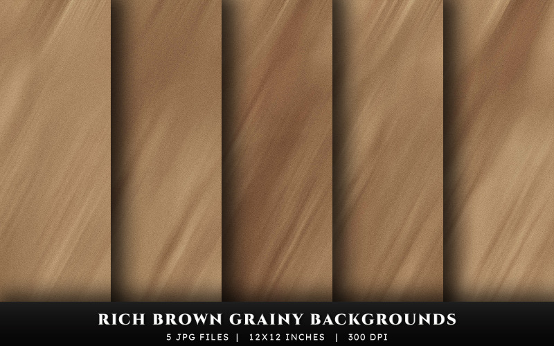 Rich Brown Grainy Texture Backgrounds - TemplateMonster