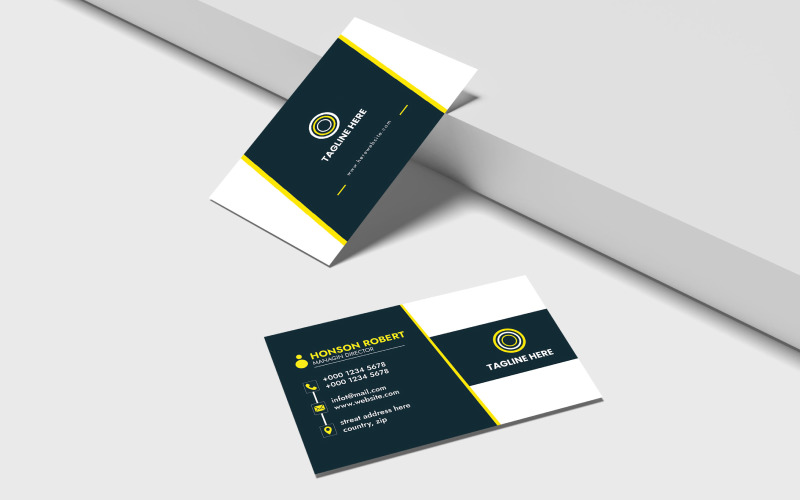 Flexible Design for Business Cards #506452 - TemplateMonster