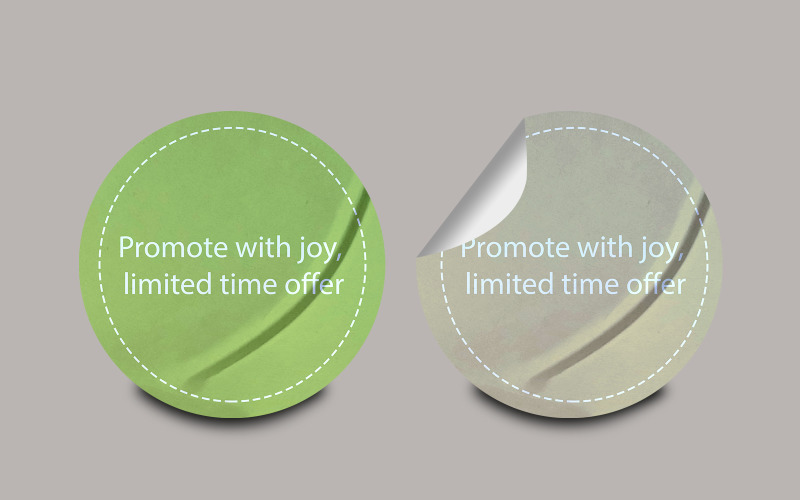 Sticker Mockup Template Design -Tm 2 - TemplateMonster