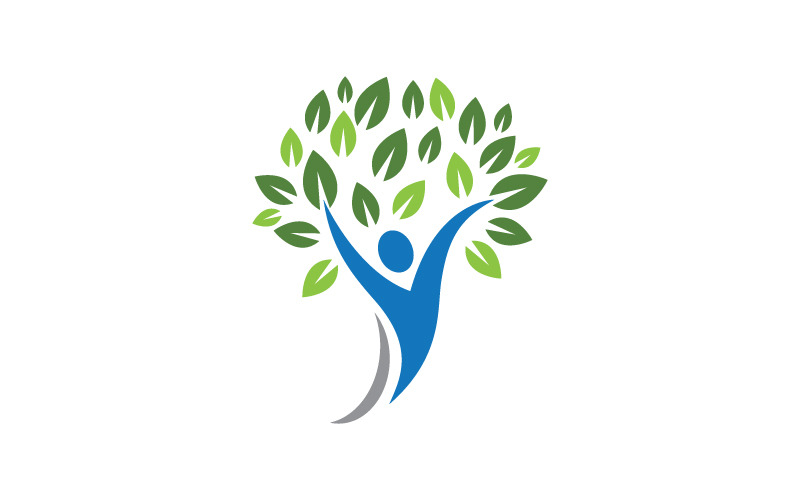 Healthy life trainer logo sign illustration vector design v.42