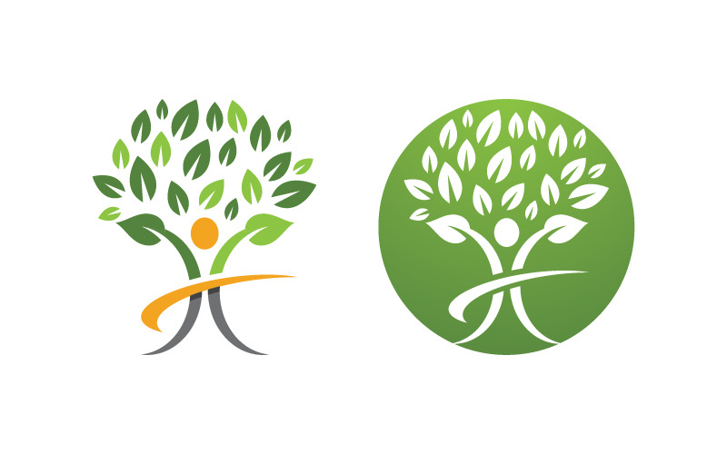 Healthy life trainer logo sign illustration vector design v.52