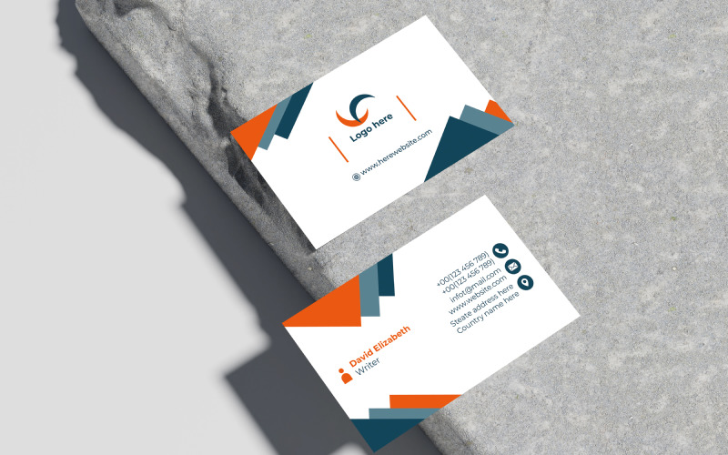 Innovative Business Card Template #506606 - TemplateMonster