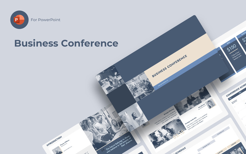 Modèle PowerPoint de conférence d'affaires