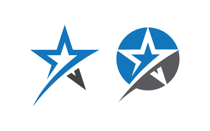 Star Logo Concept speed Illustration design template v.5