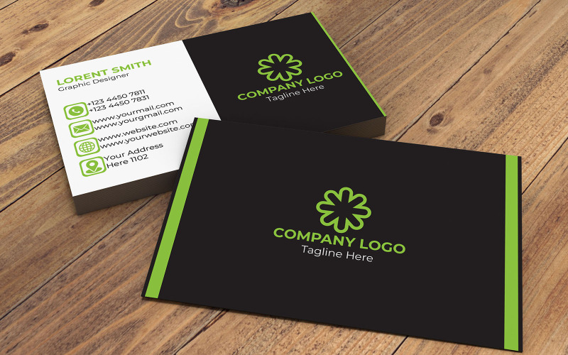 Premium Business Card Design New #508323 - TemplateMonster