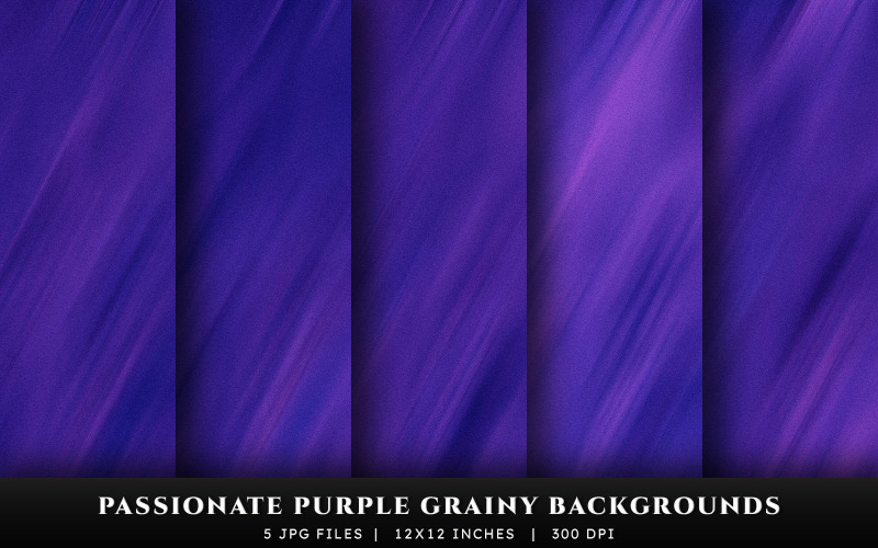 Passionate Purple Grainy Texture Backgrounds