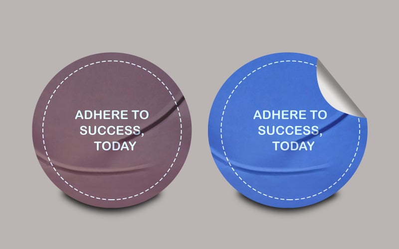 Sticker Mockup Template Design -Tm 15 - TemplateMonster