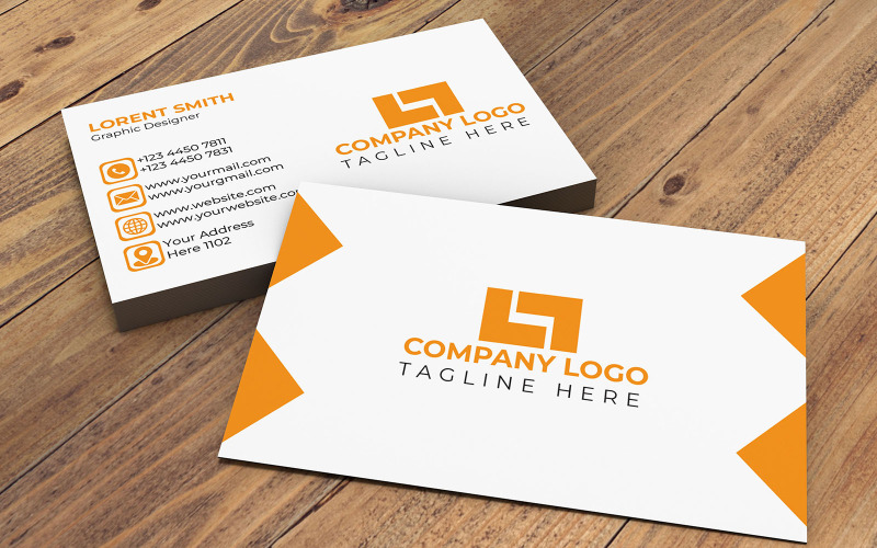 Creative Business New Card Design #508813 - TemplateMonster
