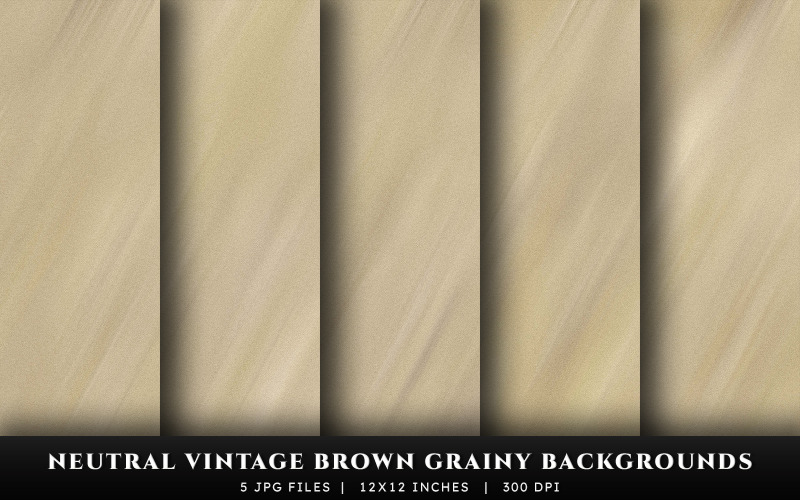 Neutral Vintage Brown Grainy Texture Backgrounds