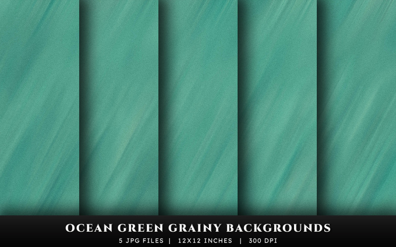 Ocean Green Grainy Texture Backgrounds - TemplateMonster