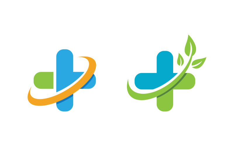 Sağlıklı tıbbi simge vektör Logo illüstrasyon tasarımı v.4