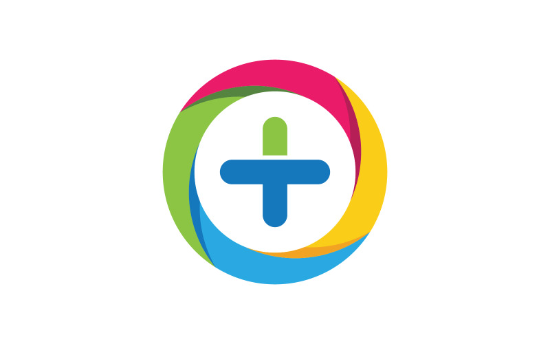 Sağlıklı tıbbi simge vektör Logo illüstrasyon tasarımı v.7