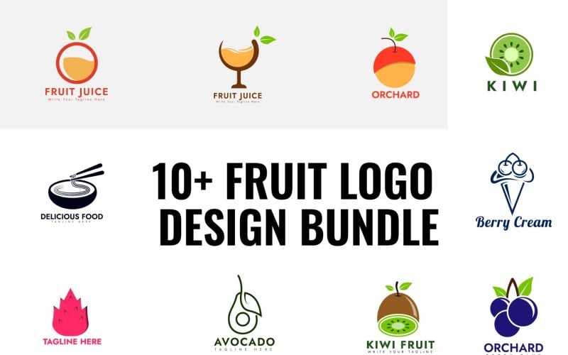 10+ Fruit Logo Design Bundle #509647 - TemplateMonster