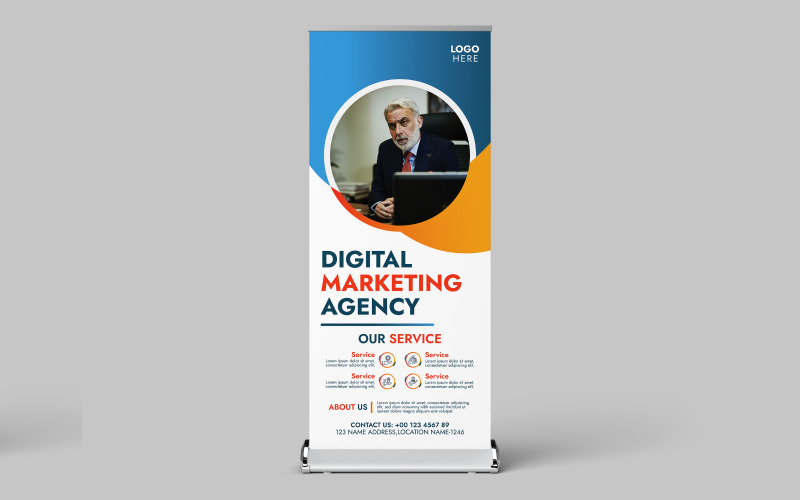 Roll up Banner Promotion for Organizations - TemplateMonster