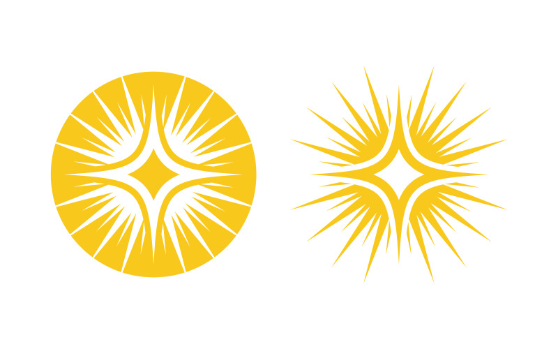 Sun Light Ray Logo Vector illustration Icon Template v.18