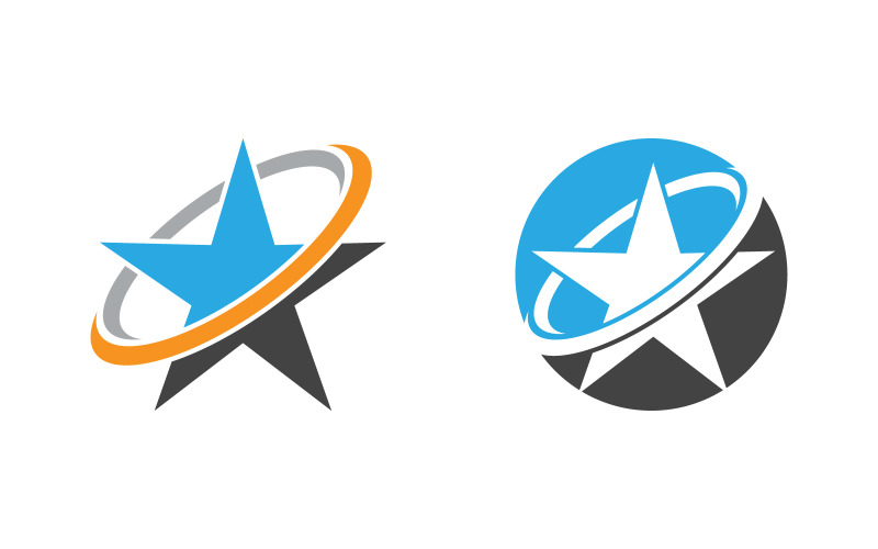 Modèle de conception de logo Star Speed Concept Logo Illustration v.7