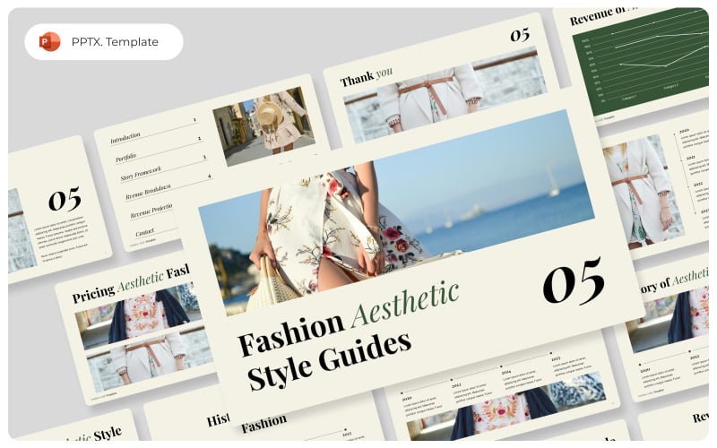 Aesthetic Fashion Guide PowerPoint Presentation Template
