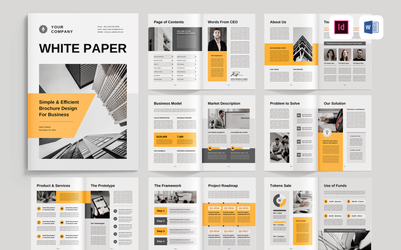 White Paper | Microsoft Word & Adobe Indesign