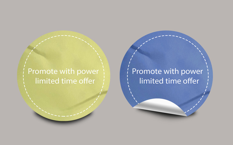 Sticker Mockup Template Design -Tm 40 - TemplateMonster