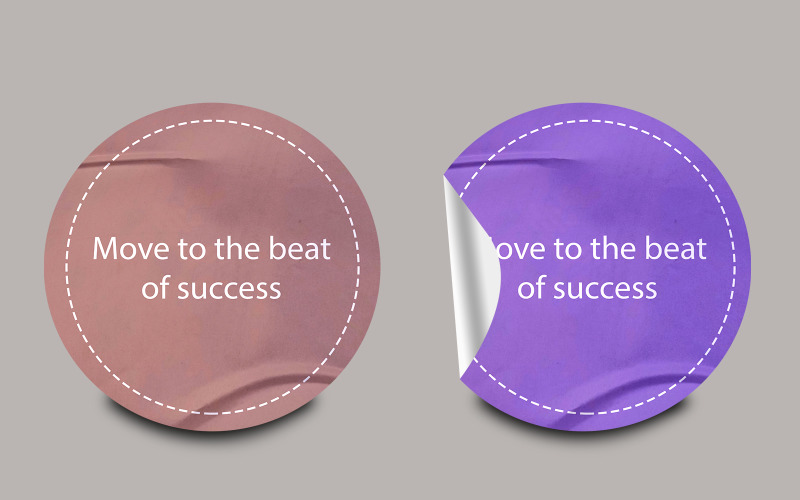 Sticker Mockup PSD Template Design -Tm 48 - TemplateMonster