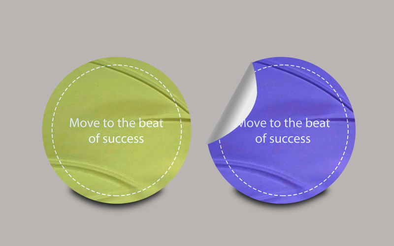 Sticker Mockup PSD Template Design -Tm 52 - TemplateMonster