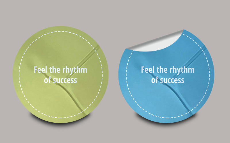 Sticker Mockup PSD Template Design -Tm 57 - TemplateMonster