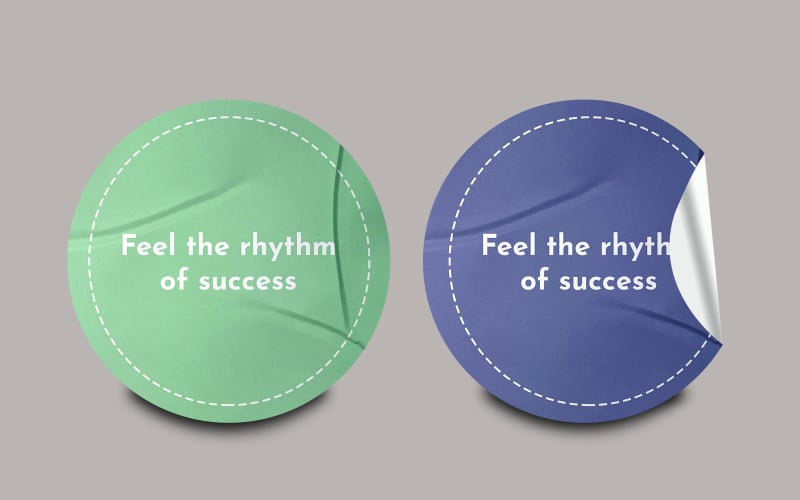 Sticker Mockup PSD Template Design -Tm 98 - TemplateMonster