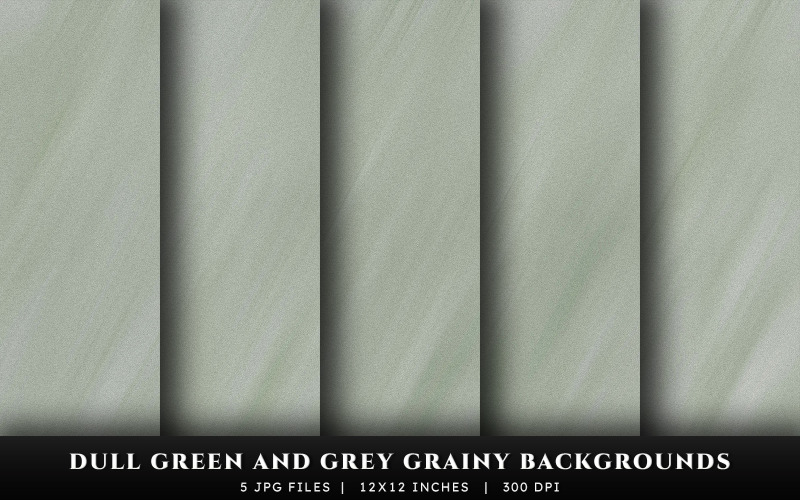 Soft Dull Green and Grey Grainy Texture Backgrounds
