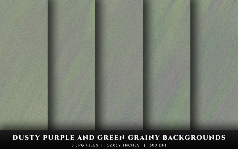 Dusty Purple and Green Grainy Texture Backgrounds