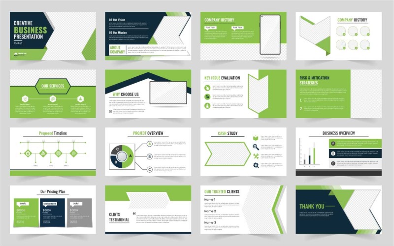 Template presentation slides background design.